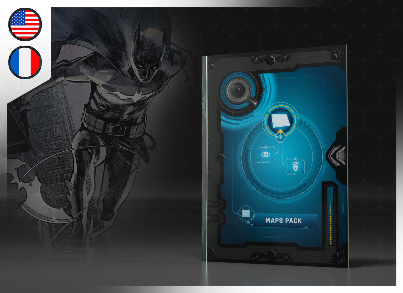Batman™: Gotham City Chronicles - Board Map Pack - Monolith Board Games