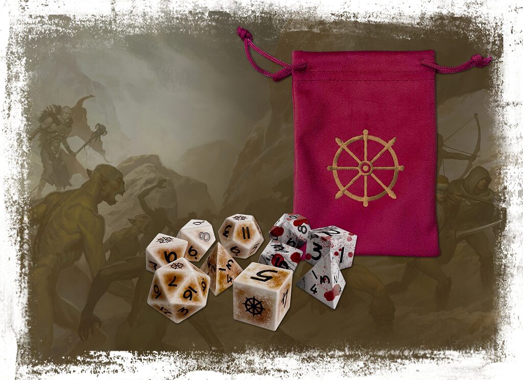 Conan: The Hyborian Age - The Roleplaying Game - Wheel of Pain Dice Set ...